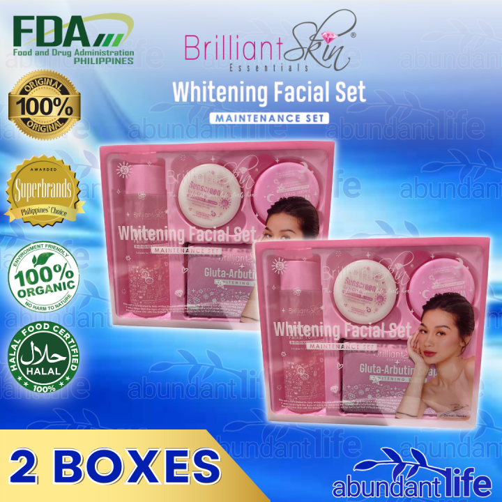 2 Set Brilliant Skin Whitening Facial Set 100 Authentic Sold By