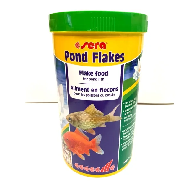 Sera Pond Flakes, flake food for pond fish, 180g1000ml6.3oz | Lazada PH