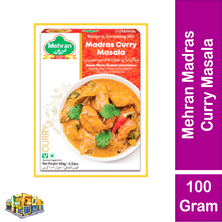 Mehran Madras Curry Masala 100g Pack | Lazada