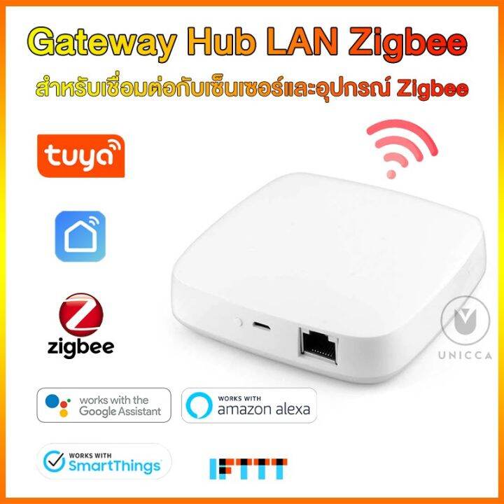 Tuya Zigbee Hub LAN Gateway Smart Life APP รุ่นสาย LAN เกตเวย์อัจริยะ ...