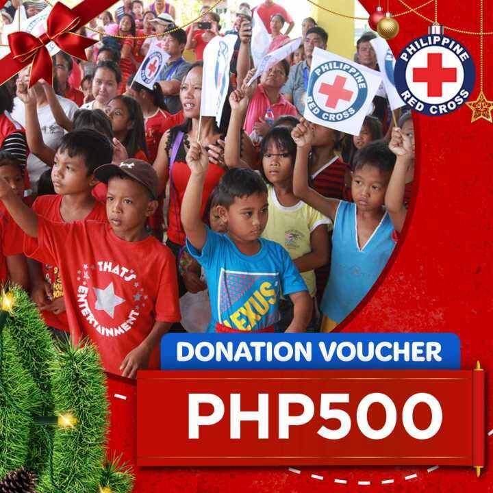 Philippine Red Cross Donation Voucher – Php500 | Lazada PH