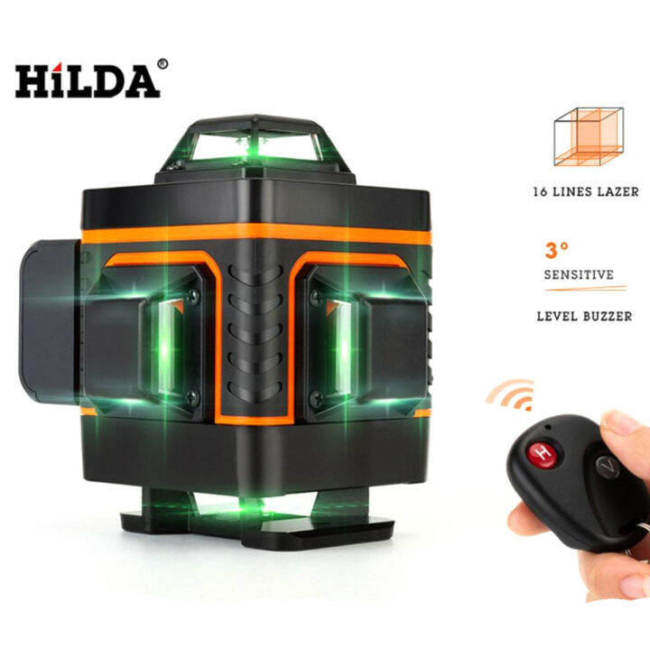 Laser level HILDA Mesin Self Leveling Laser 4D 16 Point Laser Display ...