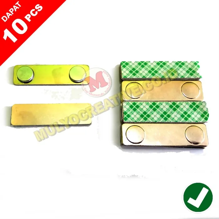Jepitan Magnetic Nametag Mata 2 - Magnet Papan Nama Dada - Magnet Name ...