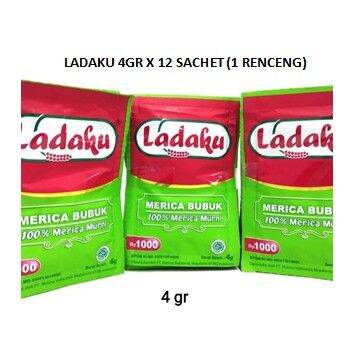 Ladaku Merica Bubuk [4gr x 12 sachet] 1 renceng | Lazada Indonesia