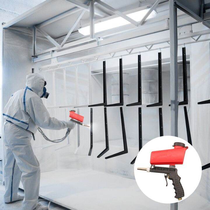 ☆90psi Portable Sandblasting Gun Pneumatic Sandblaster Spray Gun ...