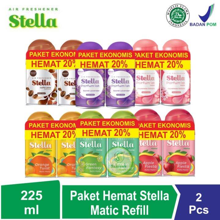 Stella Refill Matic 225 ml (isi 2 pcs) | Lazada Indonesia