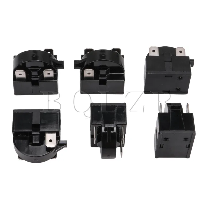 10PCS 4.7 Ohm Black Relay Compressor Three Pin Refrigerator Start Relay ...