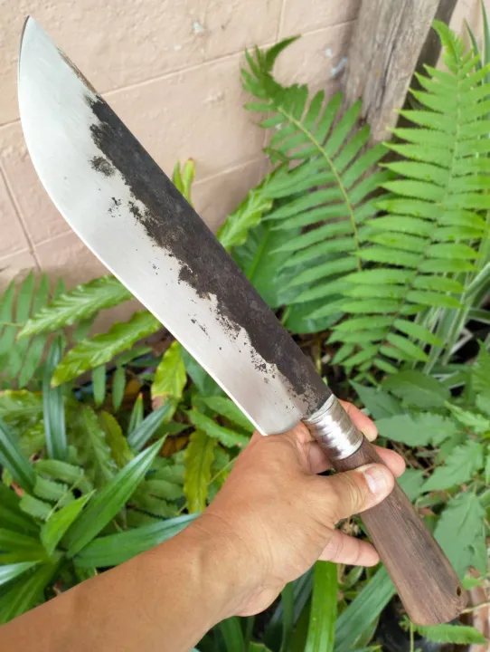 มีดเหน็บ อีเหน็บ (E-Nep) มีดอีเหน็บ มีดเดินป่า มีดพก มีดแคมป์ ใบ 10” SUP9 ตีร้อนชุบแข็ง ผิวไฟ ...