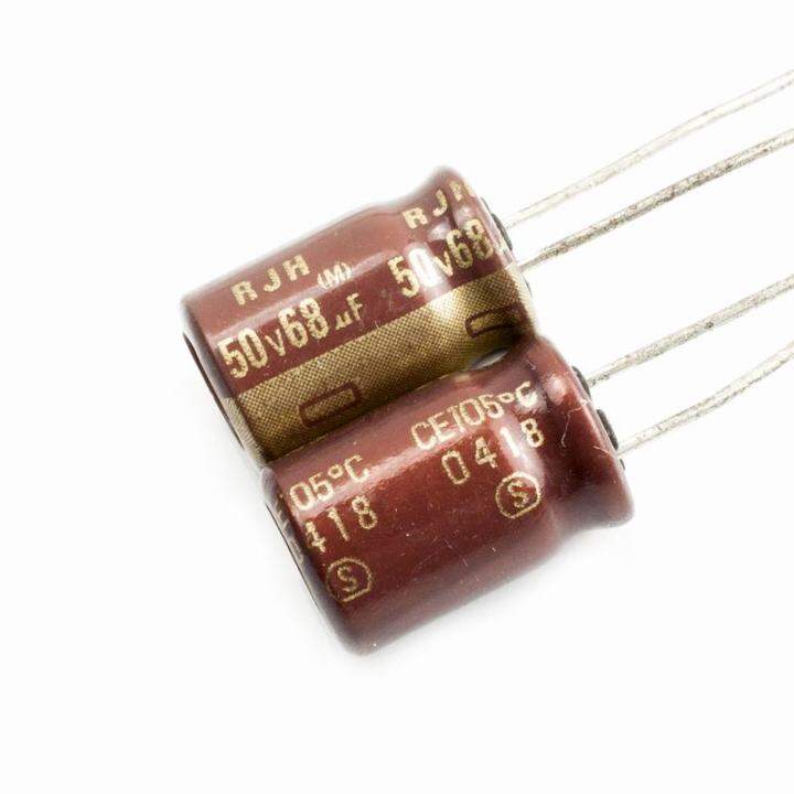 ELNA RJH Series 50V 68uF 105°C 8x12mm Electrolytic Capacitor | Lazada PH