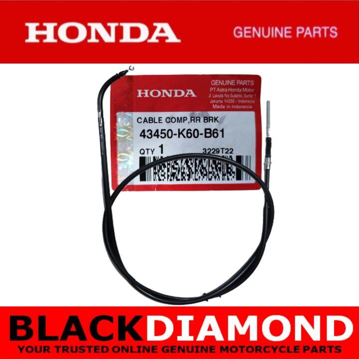 JOEY - ORIGINAL HONDA CLICK 125i (V2 & V3) | CABLE COMP., REAR BRAKE ...