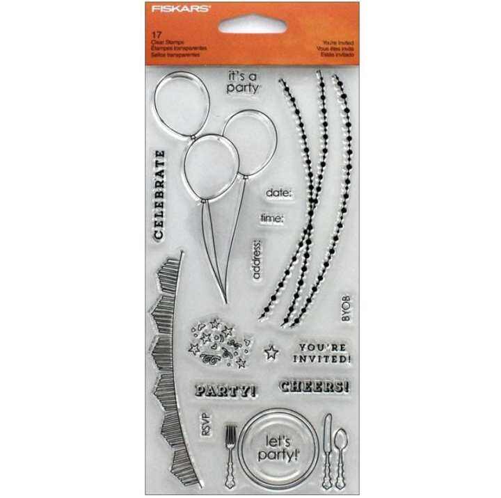 Fiskars Stamp Clear You're Invited 4"x 8" | Lazada PH