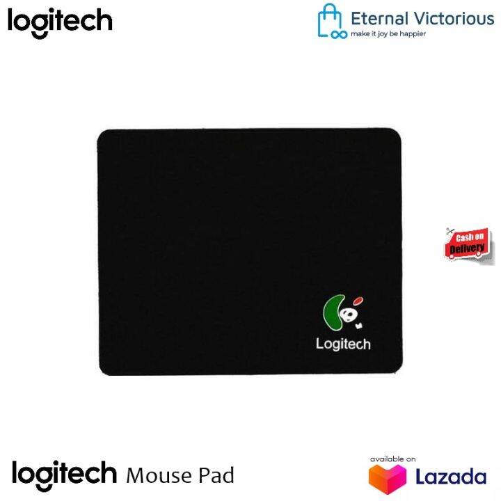 Mousepad Logi murah anti slip alas dan tatakan mouse hitam universal ...