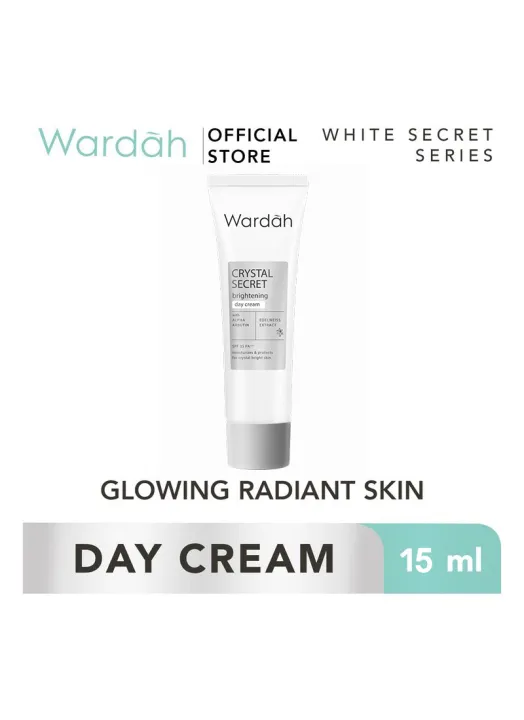 Wardah Crystal Secret Brightening Day Cream SPF35 PA++ 15ml - KEMASAN ...