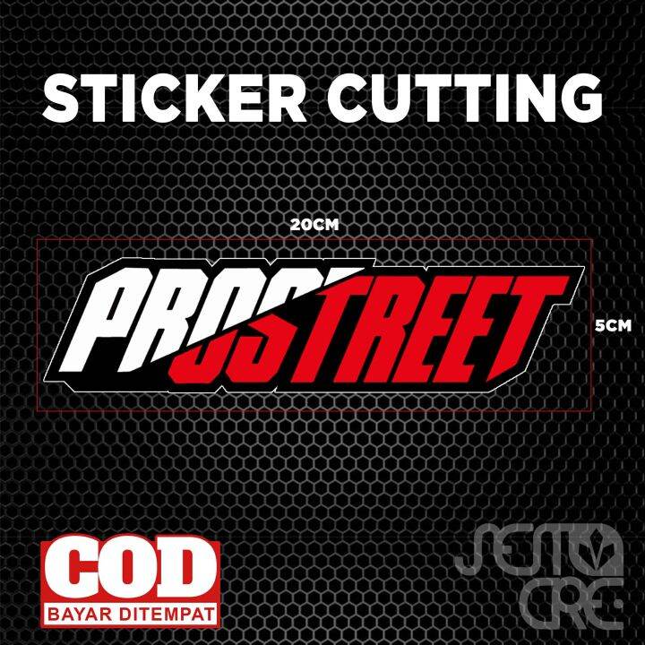 Stiker Print Cut PROSTREET [SCV01] Stiker Printing Laminasi Glossy ...