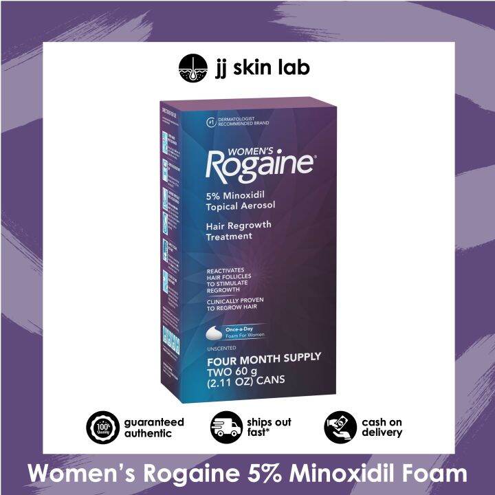 Women's Rogaine 5% Minoxidil Foam for Hair Thinning and Loss | Lazada PH