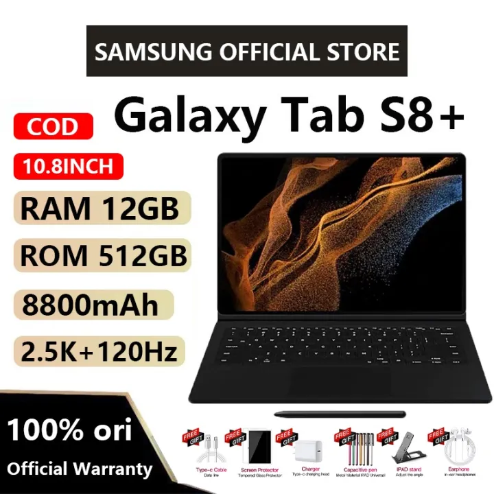 Samsung Galaxy Original Tablet S8 Tab 10.8inch RAM 12GB ROM 512GB ...