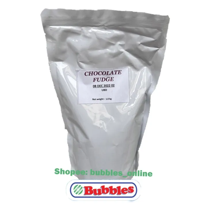 Chocolate Fudge Syrup 1kg for Ice Cream Sundae Topping [Bubbles Best ...