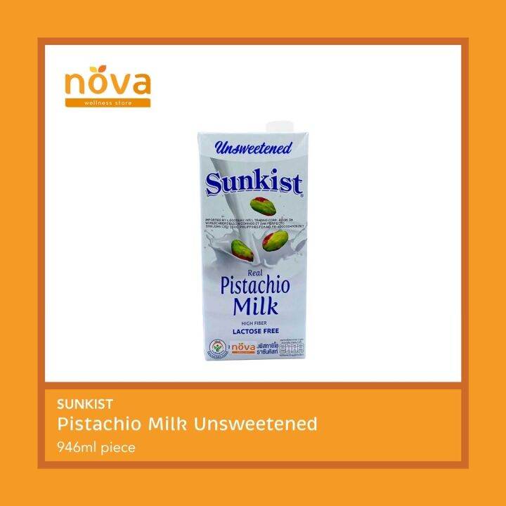 Sunkist Pistachio Milk Unsweetened 946ml (pc) | Lazada PH