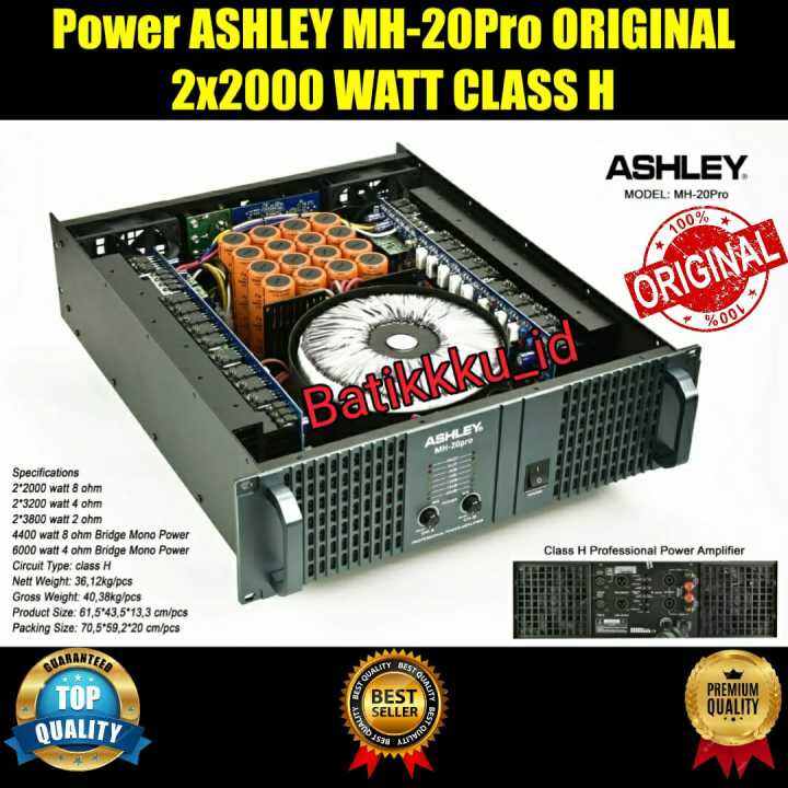 [ORIGINAL] POWER ASHLEY MH20 PRO MH 20PRO MH 20 PRO ORIGINAL 2x2000 ...