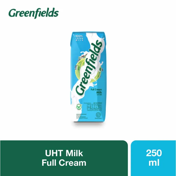 Greenfields Milk UHT Full Cream 250 ml | Lazada Indonesia