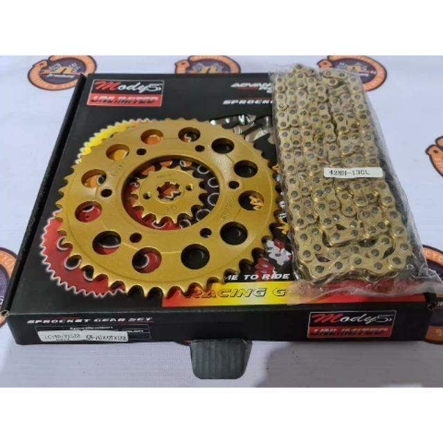 MODY5 CHAIN SET FOR SNIPER 150/FZ 150/ SZ 150/SNIPER 155 VVA (14 43 428 ...