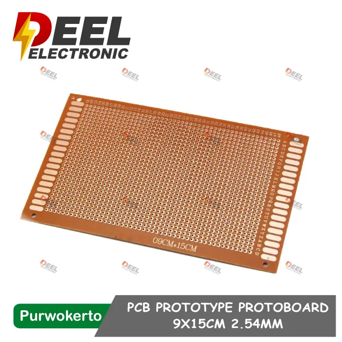 PCB PROTOTYPE PROTOBOARD PCB MATRIX SINGLE SIDE VEROBOARD 9X15CM ...