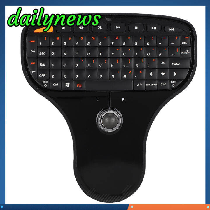 [Dailynews] N5901 QWERTY Keyboard Trackball 2.4G Wireless Mini USB ...