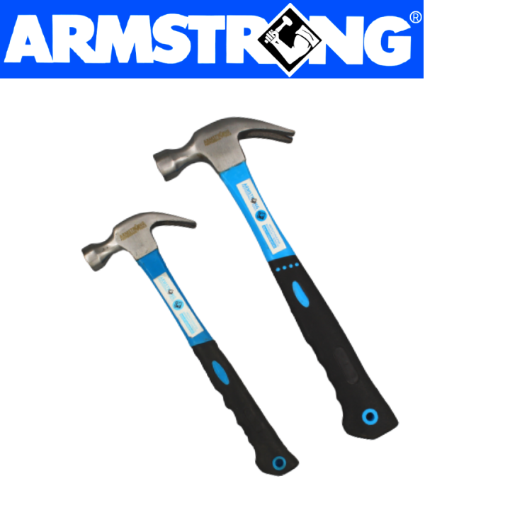 ARMSTRONGOriginal Claw Hammer 250g/500g / 8OZ Fiberglass Handle ...