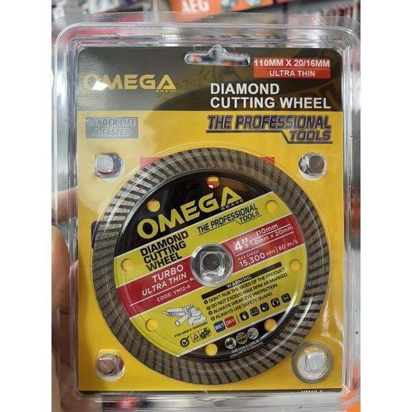 【Ready Stock】 OMEGA DIAMOND CUTTING WHEEL 4” TILES CUTTING DISC ULTRA ...