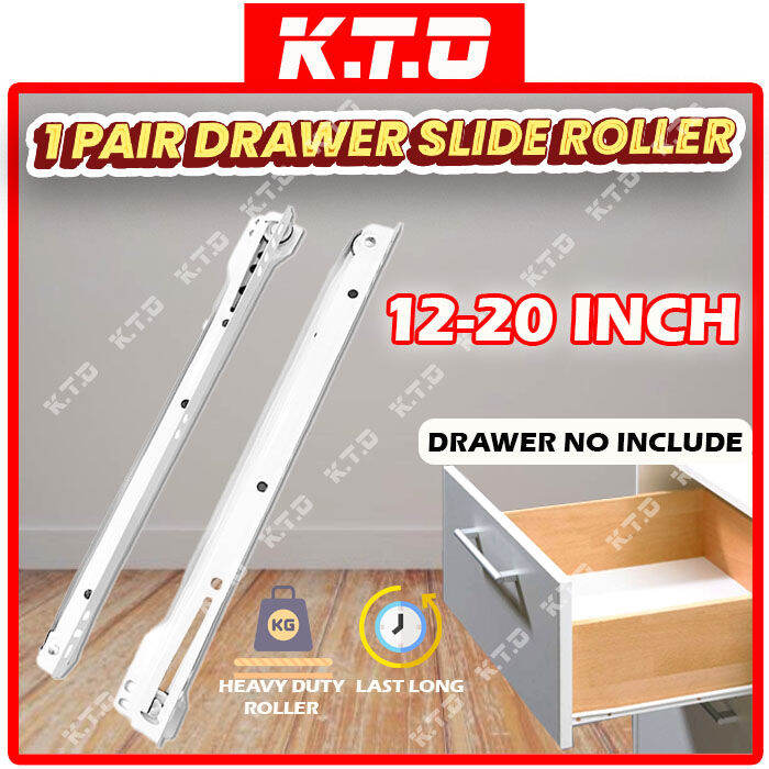 ( 12INCH, 14INCH, 16INCH, 18INCH, 20INCH ) 1 Pair Heavy Duty Drawer ...