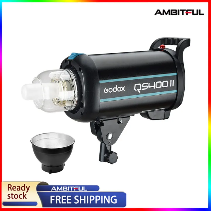 Godox QSII Series QS400II 400Ws Bowens Mount Strobe Flash Modeling ...