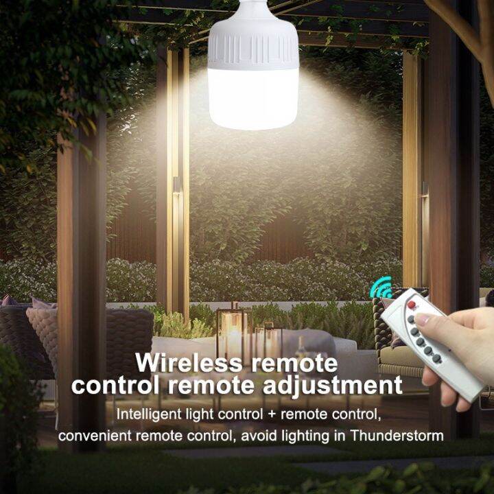 solar lamp light outdoor waterproof ip67 solar bulb three lighting ...