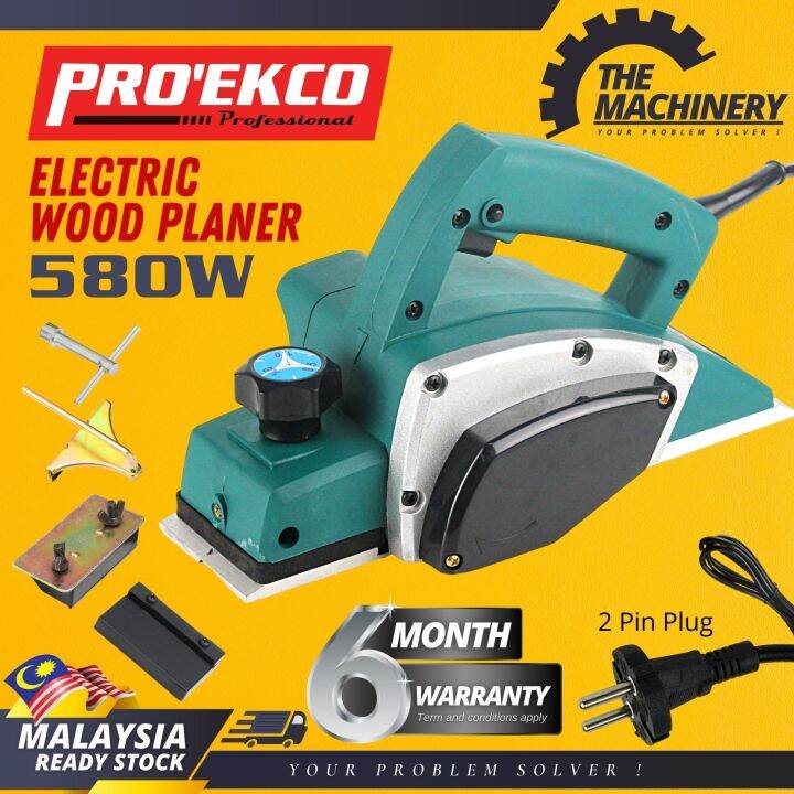 THEMACHINERY PRO' EKCO N1900B Corded Electric Wood Power Planer 850W ...