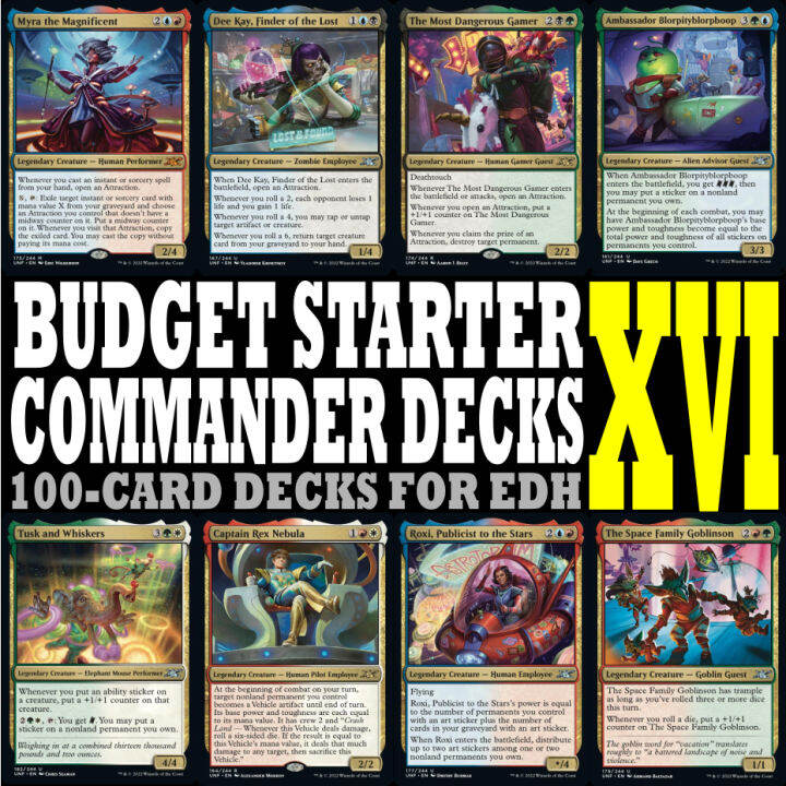 【COD】 MTG - Budget Starter Commander 100-Card Decks for EDH Batch 16 ...