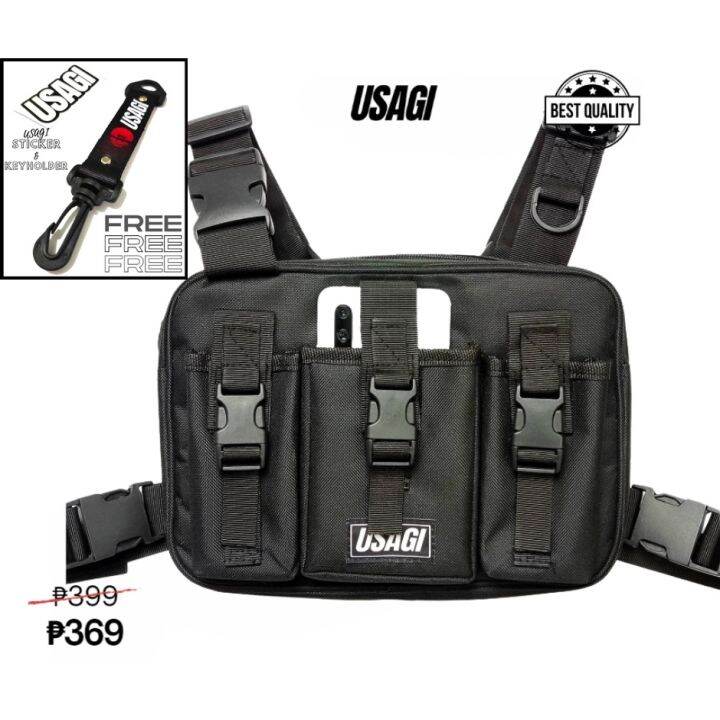 USAGI Chest Rig Tactical Front Bag for Motorcycle Riders Original ...