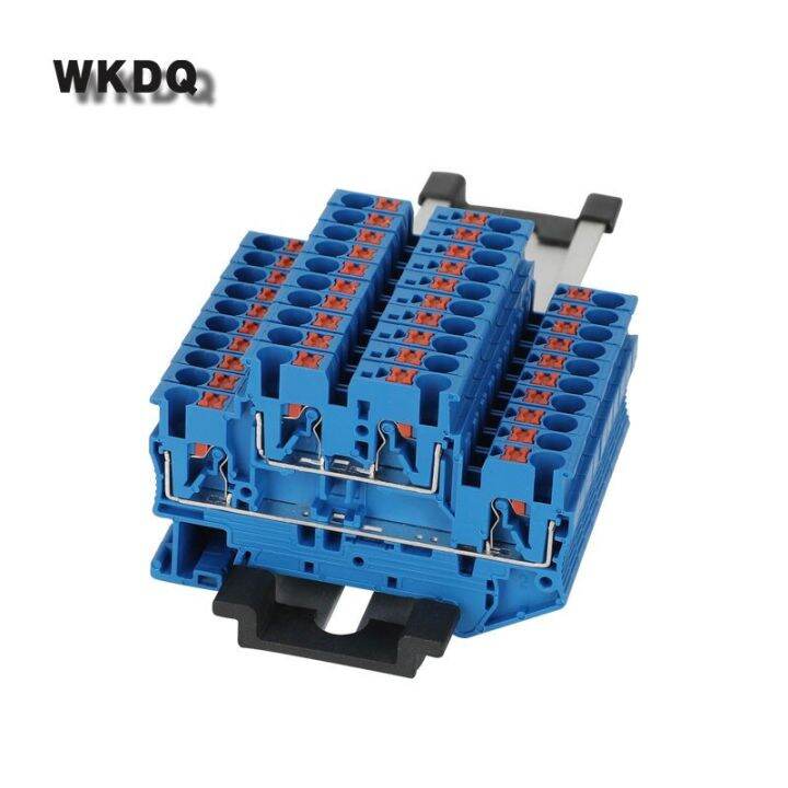 PTTB2.5 50Pcs Double Level Electrical Connector Push-In Wire Terminals ...