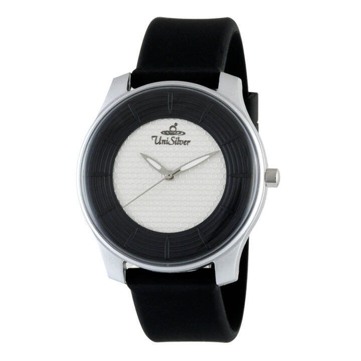 UniSilver TIME OPSIS HIVE Men's Large Analog / Rubber KW3418-1112 Watch ...