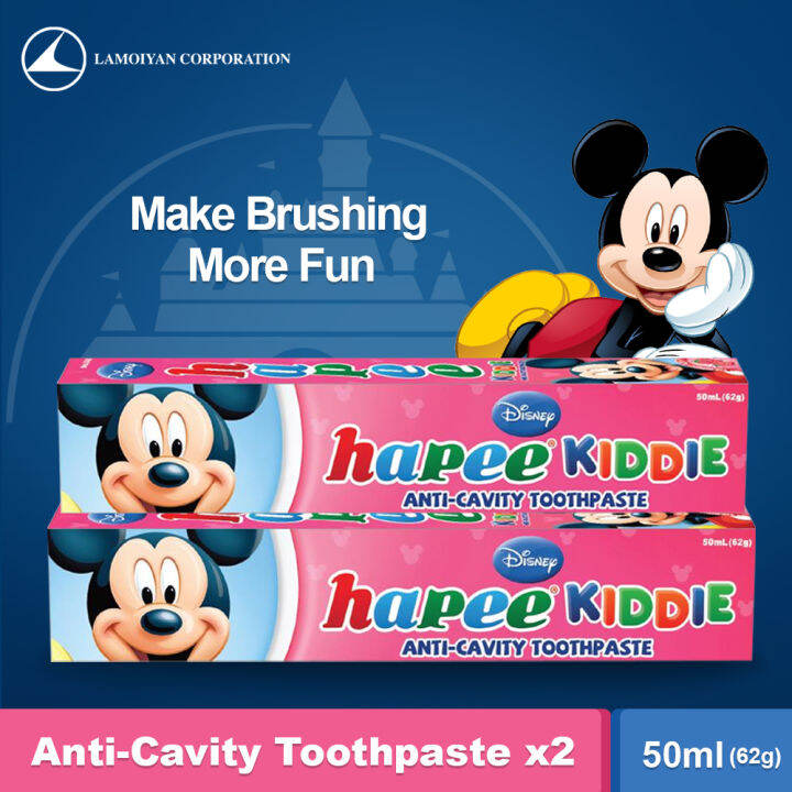 Hapee Kiddie Strawberry Bloom Flavor Toothpaste giving kids just the ...