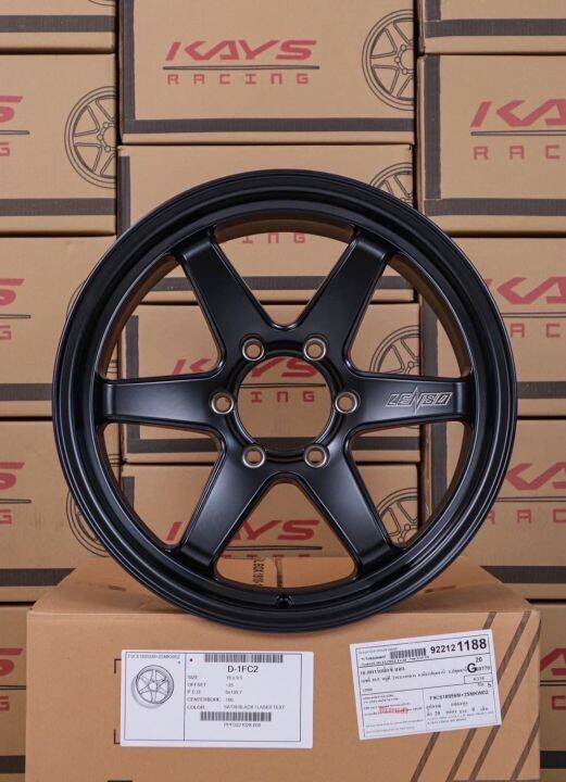 ล้อแม็กใหม่ - ขอบ18 - LENSO Series: Project D รุ่น: D-1FC2 - สี SATIN BLACK - ขอบ18 x 9.5 x 6รู ...