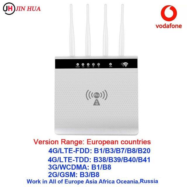 RJ11 Voice 4G Wifi Router RJ45 CPE Europe Asia America Unlocked 150Mbps ...