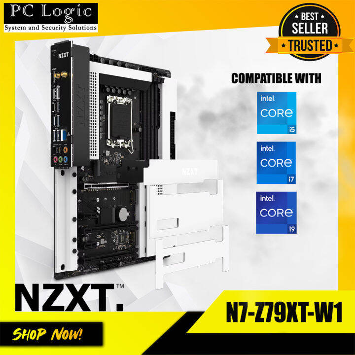 NZXT N7 Z790 DDR5 MATTE WHITE LGA 1700 I MATTE WHITE 4XDIMM SLOT ...