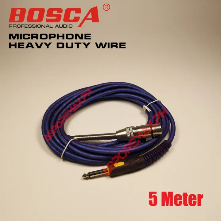 BOSCA 5M 10M 15M Heavy Duty Microphone Wire High Quality COD | Lazada PH