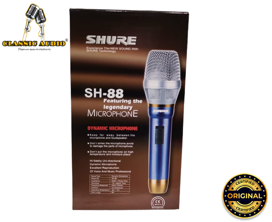 ORIGINAL SHURE SH-88 DYNAMIC MICROPHONE | Lazada PH