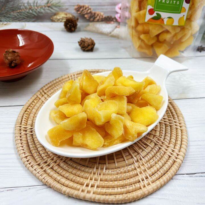 Dried Apple Chunk แอปเปิ้ลอบแห้งแบบชิ้น เกรด A สูตรน้ำตาลน้อย กลมกล่อม ...
