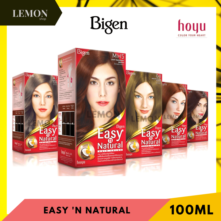 Bigen Easy 'n Natural Hair Color บีเง็น อี่ซี่ส์ แอนด์ เนเชอร์รัล ครีม ...