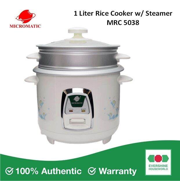 MICROMATIC 5 CUPS RICE COOKER WITH STEAMER MRC-5038 | Lazada PH