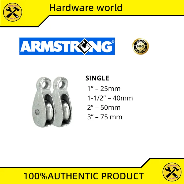 ARMSTRONG TACKLE PULLEY SINGLE DOUBLE | Lazada PH