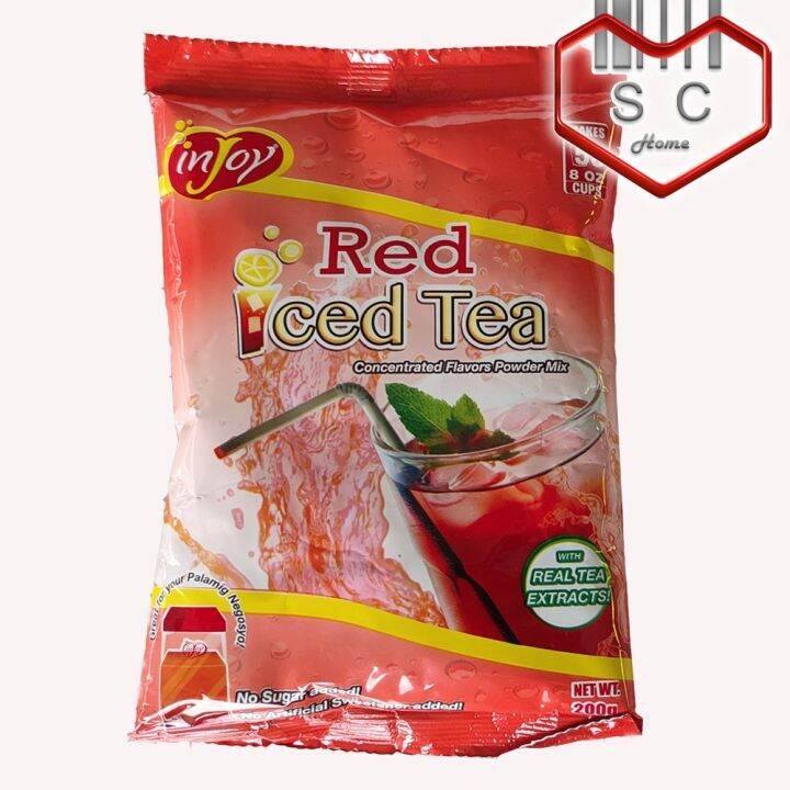 Hot sellzhongdo158765 Injoy Unsweetened Red Iced Tea Milk Tea 200g ...
