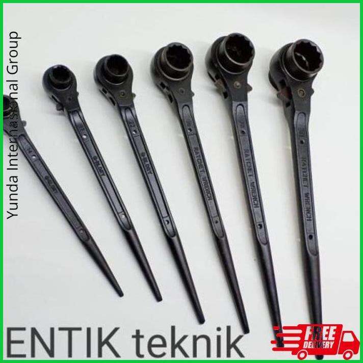 Kunci Ring Rachet Skafolding 17 X 21 Mm - Double Ratchet Scaffolding Dijamin Puas | Lazada Indonesia