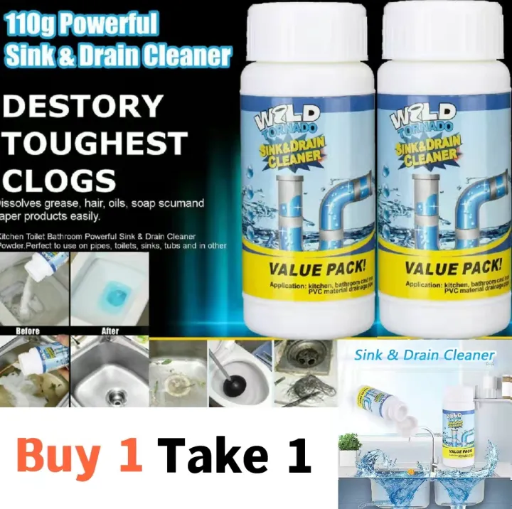 （Buy1 Take1）WILD TORNADO Powerful Sink & Drain Cleaner High Efficiency ...